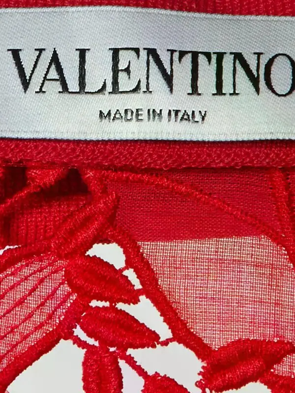 Valentino Garavani Floral Guipure Lace Top