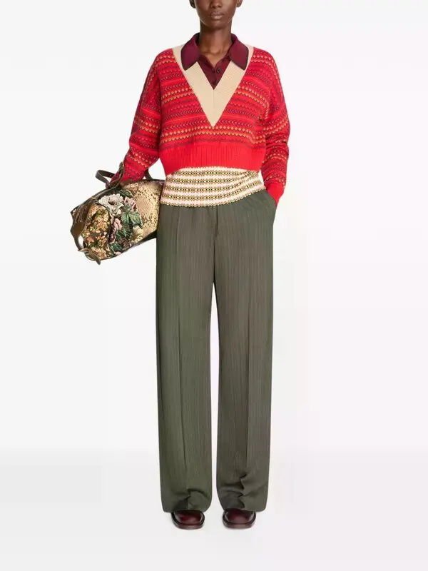 Dries Van Noten Boxy Wool Sweater