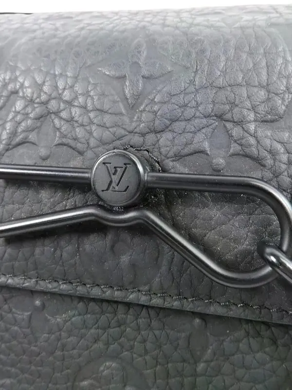 LOUIS VUITTON Monogram Taurillon Steamer Shoulder Bag