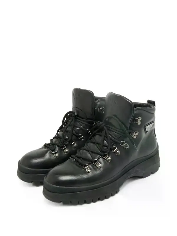 Prada Brixxen Lace-up Combat Boots