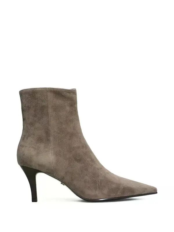 Lola Cruz Luzia 70 Pointed-toe Ankle Boots - Brown