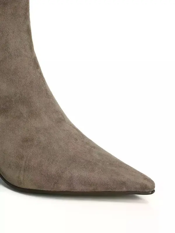 Lola Cruz Luzia 70 Pointed-toe Ankle Boots - Brown