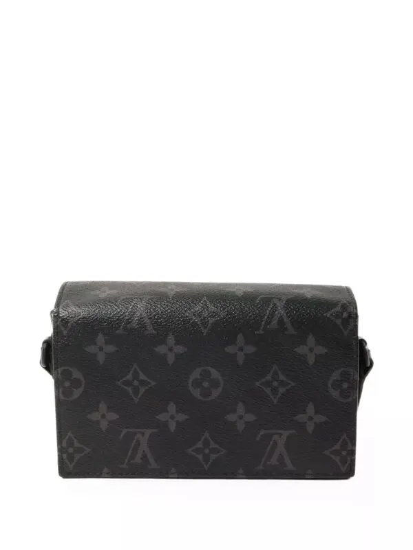 LOUIS VUITTON Monogram Eclipse Steamer Mini Shoulder Bag