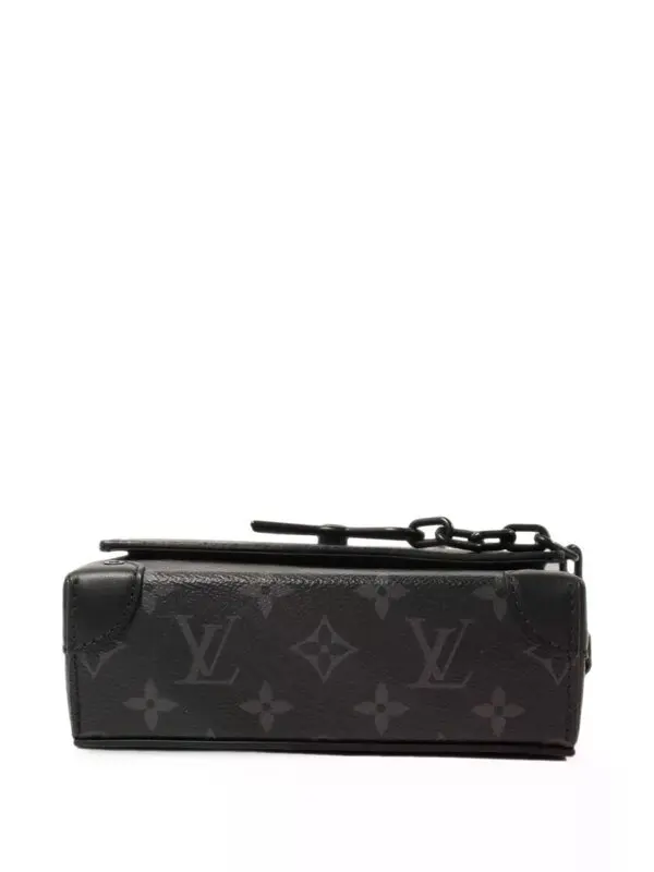 LOUIS VUITTON Monogram Eclipse Steamer Mini Shoulder Bag