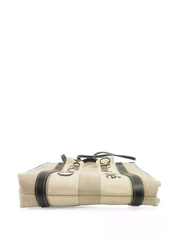 Chloé Small Woody Logo-strap Tote Bag