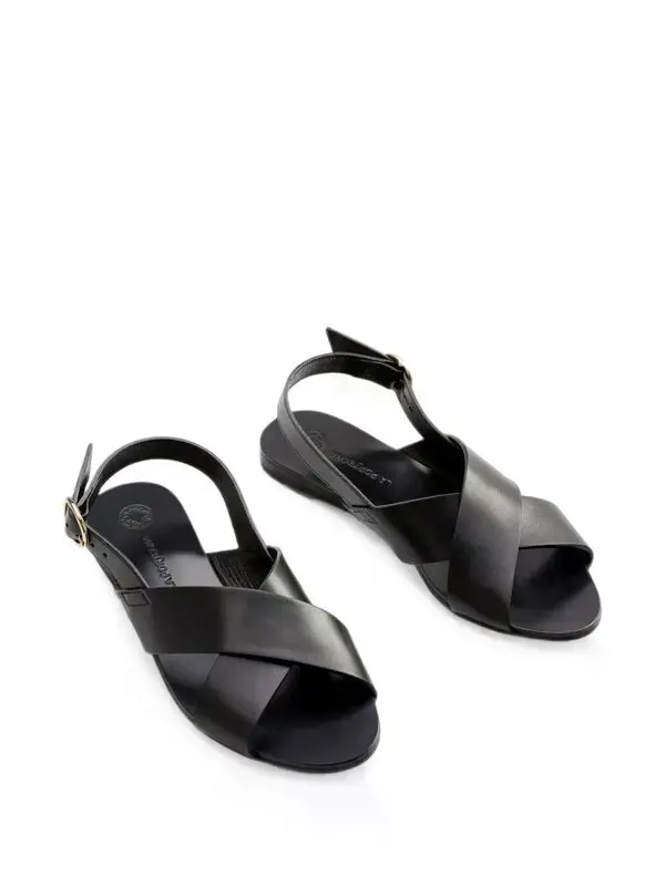 LA PORTEGNA Emilia Crossover-strap Sandals