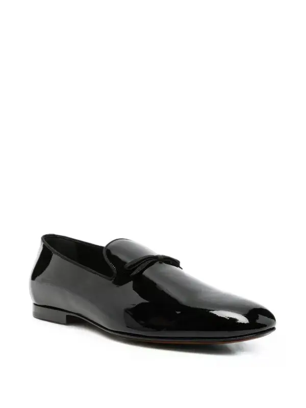 TOM FORD Patent Leather Bow-detail Loafers