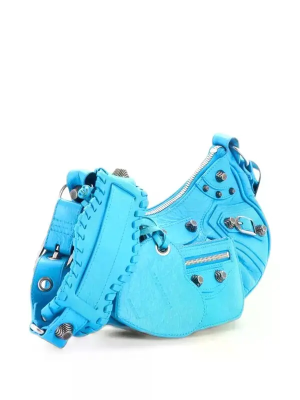 Balenciaga Le Cagole Giant Studs Shoulder Bag Leather Xs Hobo Bag