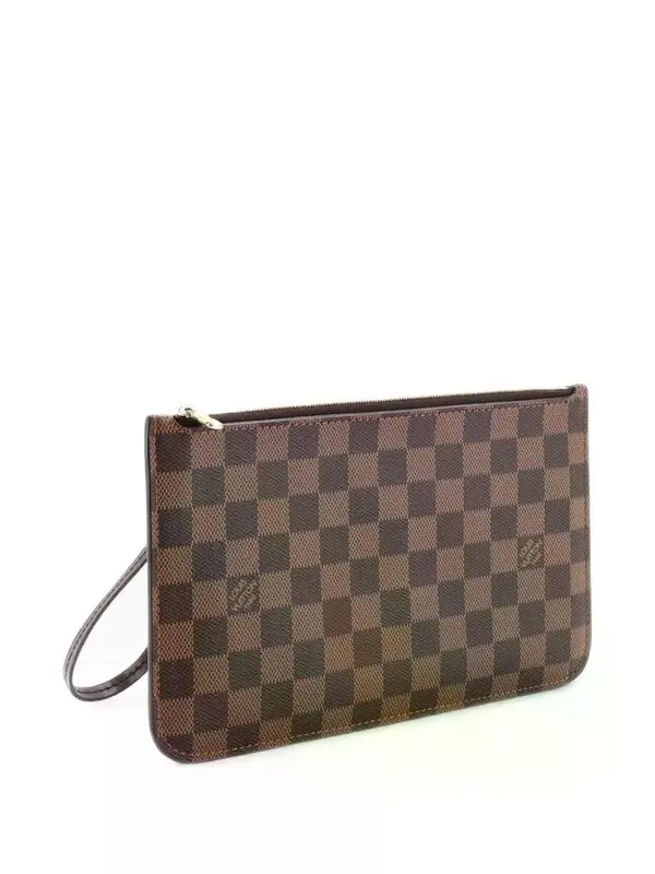 LOUIS VUITTON Neverfull Pochette Damier Large Pouch
