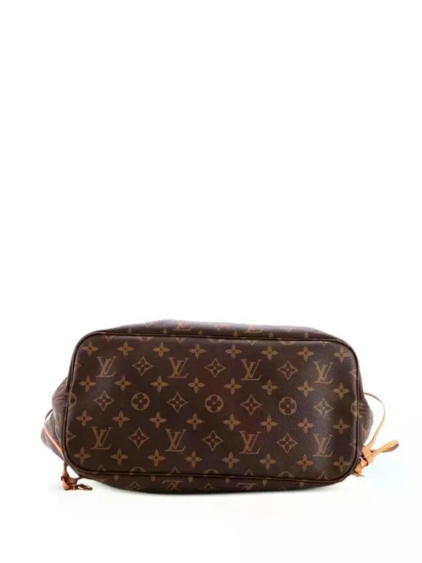 LOUIS VUITTON Neverfull Nm Monogram Canvas Mm Tote Bag - Brown