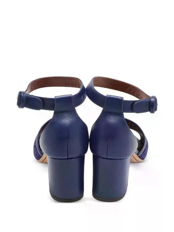 Loro Piana Perforated Ankle-strap Sandals