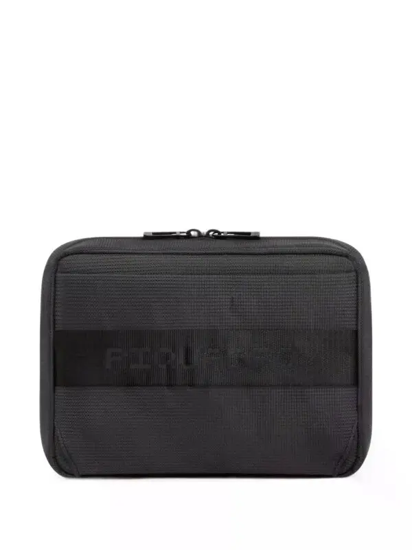 PIQUADRO Logo-print Clutch Bag