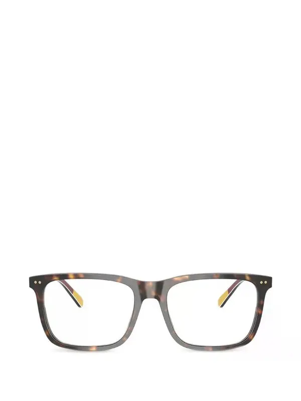 Polo Ralph Lauren Rectangle-frame Glasses - Brown