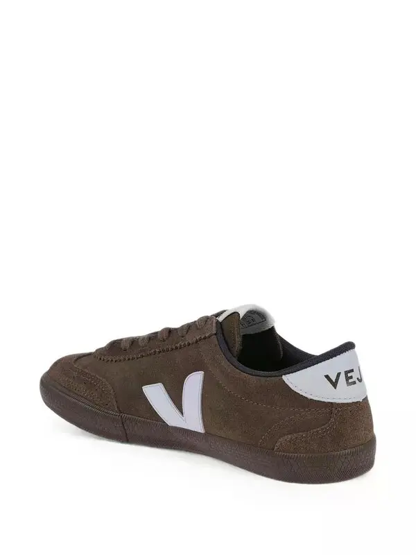 VEJA Volley V-logo Suede Sneakers - Brown