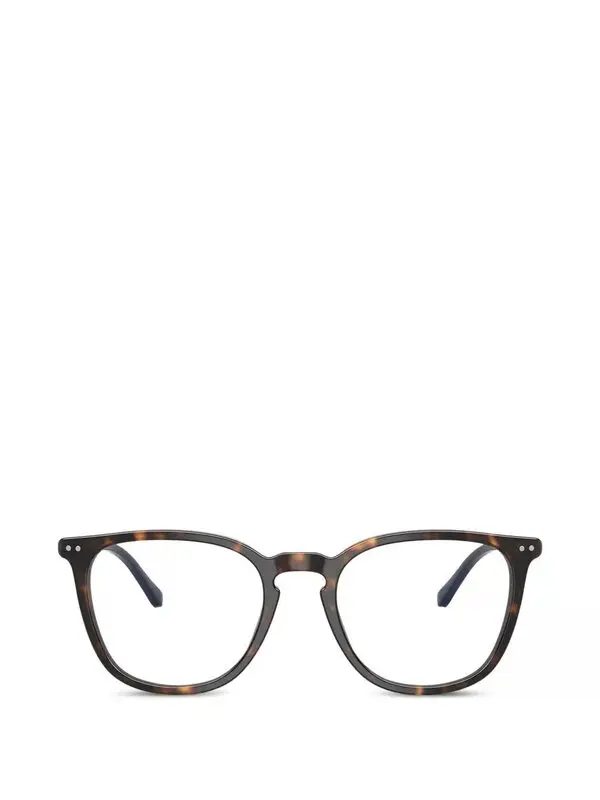 Polo Ralph Lauren Square-frame Glasses - Brown