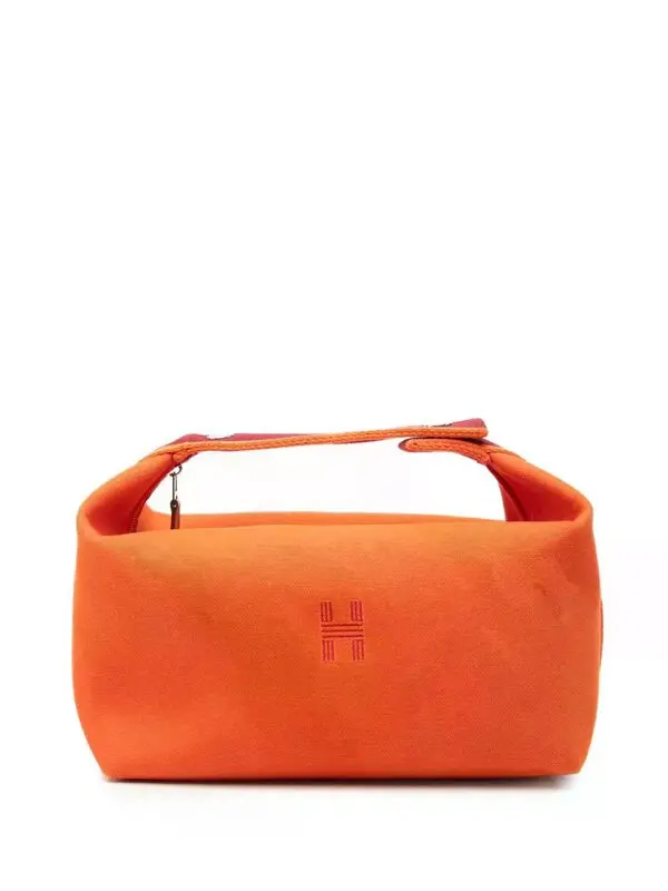 Hermès 2000-2026 Large Toile Bride A Brac Case Vanity Bag