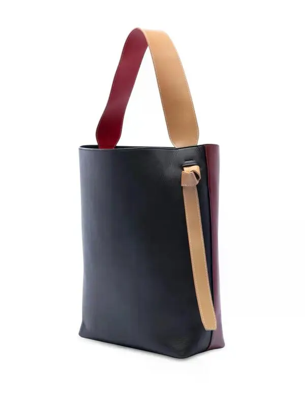 Celine 2016 Small Smooth Bicolor Calfskin Twisted Cabas Tote Bag