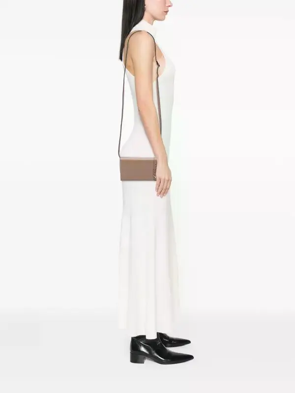 Gucci 2000-2015 Patent Microguccissima Stirrup Crossbody Bag