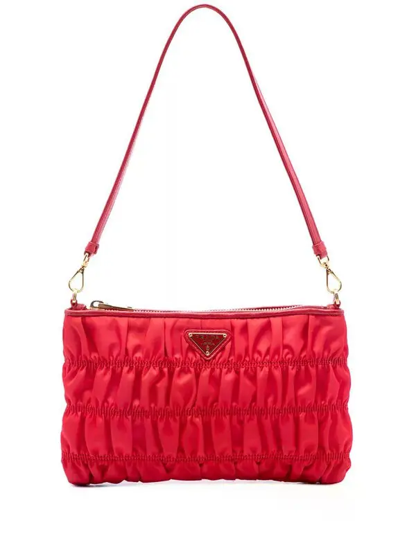 Prada 2000-2013 Tessuto Gaufre Shoulder Bag