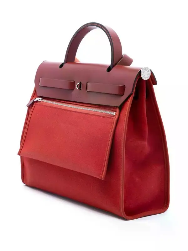 Hermès 2015 Toile Herbag Zip 31 Satchel