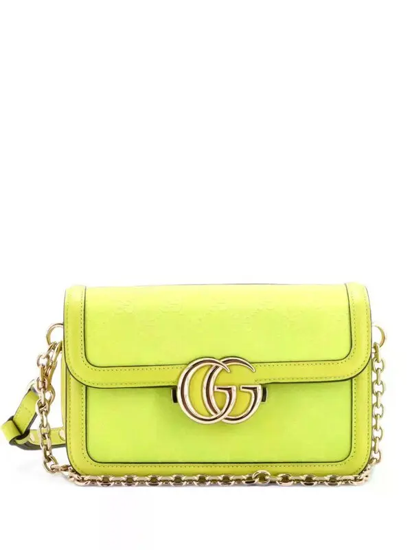 Gucci Go Gg Canvas With Leather Small Shoulder Bag