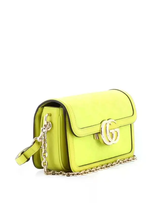 Gucci Go Gg Canvas With Leather Small Shoulder Bag