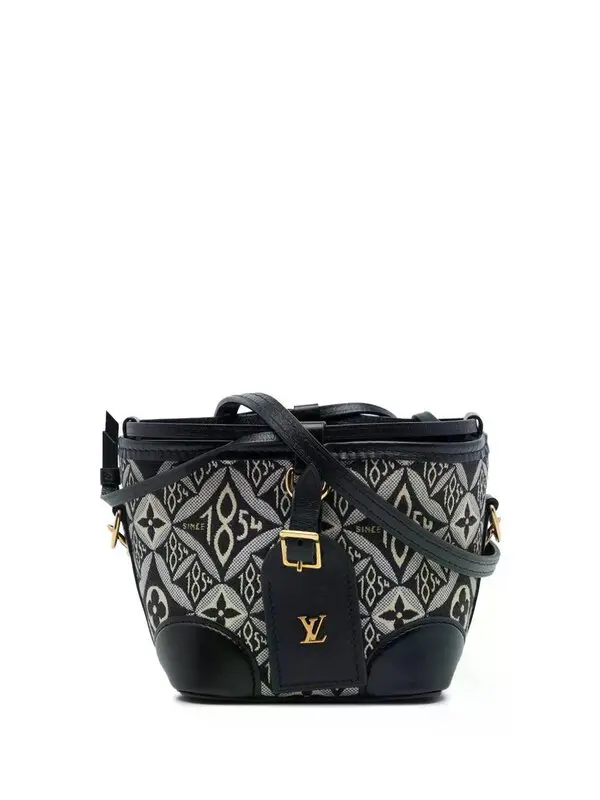 LOUIS VUITTON 2020 Monogram Jacquard Since 1854 Nano Noe Bucket Bag