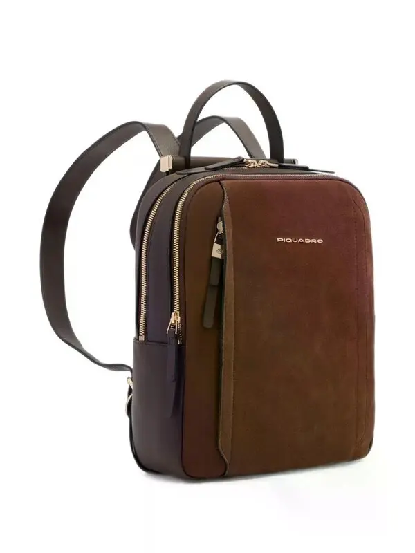 PIQUADRO Rfid-shielded Suede Leather Backpack