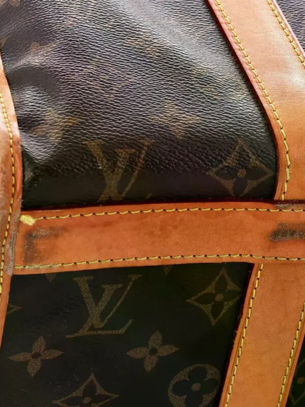 LOUIS VUITTON Dog Carrier Bag Monogram Canvas 40 Satchel