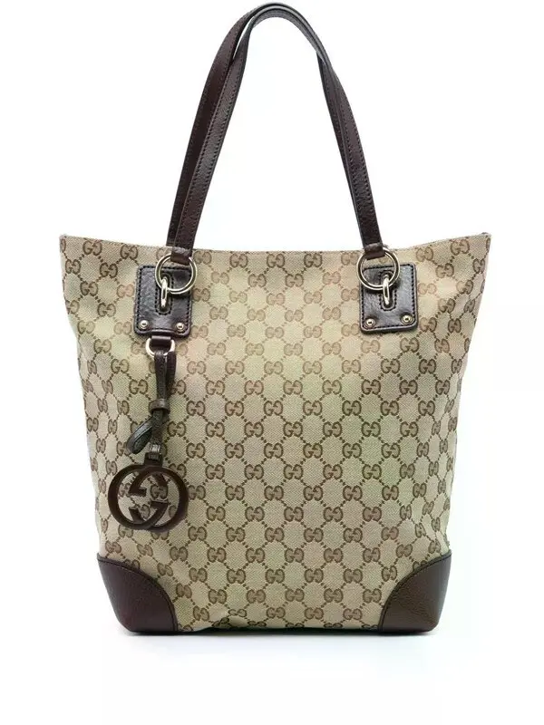 Gucci 2016-2026 Gg Canvas Gg Charm Tote Bag