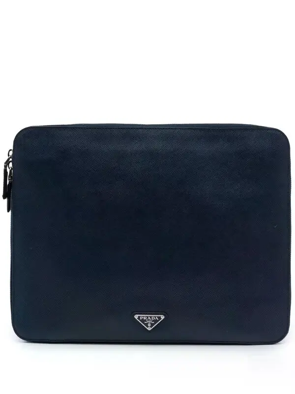 Prada 2013-2026 Saffiano Laptop Case Business Bag