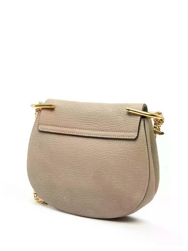Chloé 2019 Mini Grained Lambskin Drew Crossbody Bag