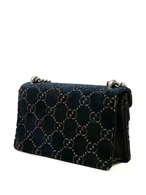 Gucci 2000-2015 Medium Gg Velvet Dionysus Crossbody Bag