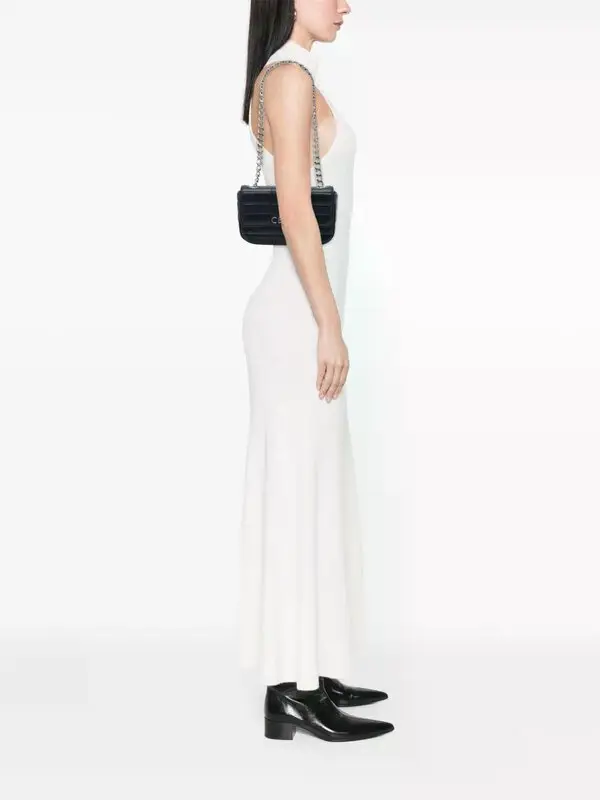 Celine 2022 Matelasse Goatskin Monochrome Chain Shoulder Bag