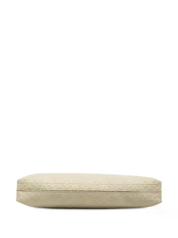 Loewe 2016 Anagram Canvas Repeat T Clutch Bag