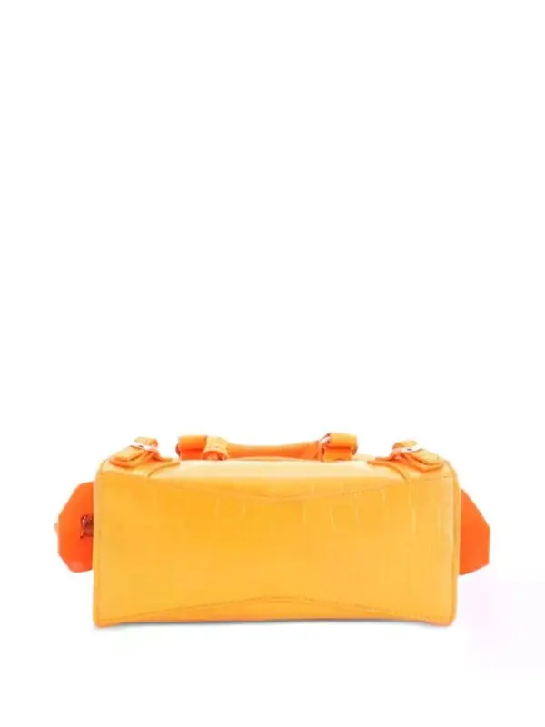 Balenciaga Neo Classic City Bag Crocodile Embossed Leather Nano Crossbody Bag