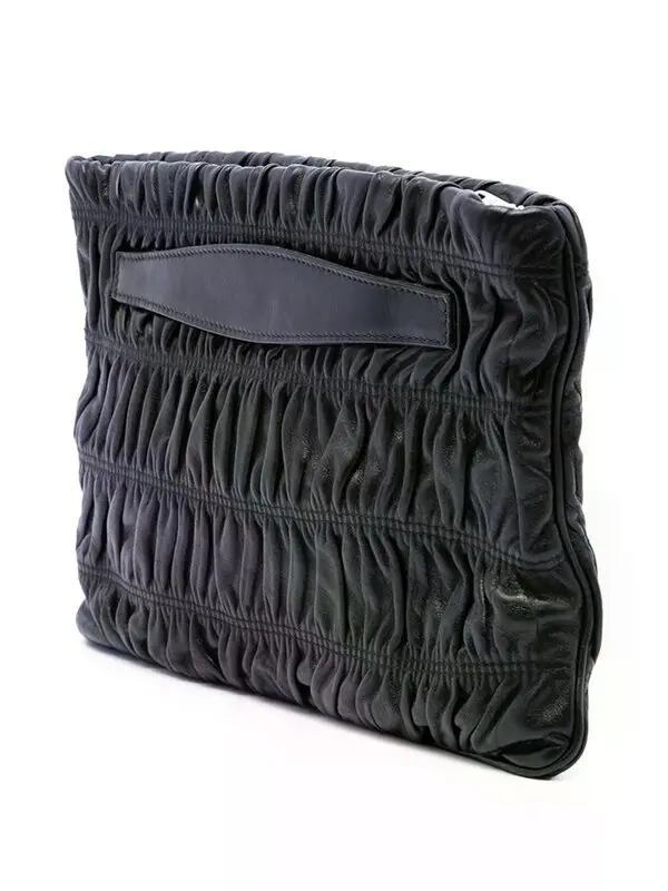 Prada 2010-2026 Nappa Gaufre Clutch Bag