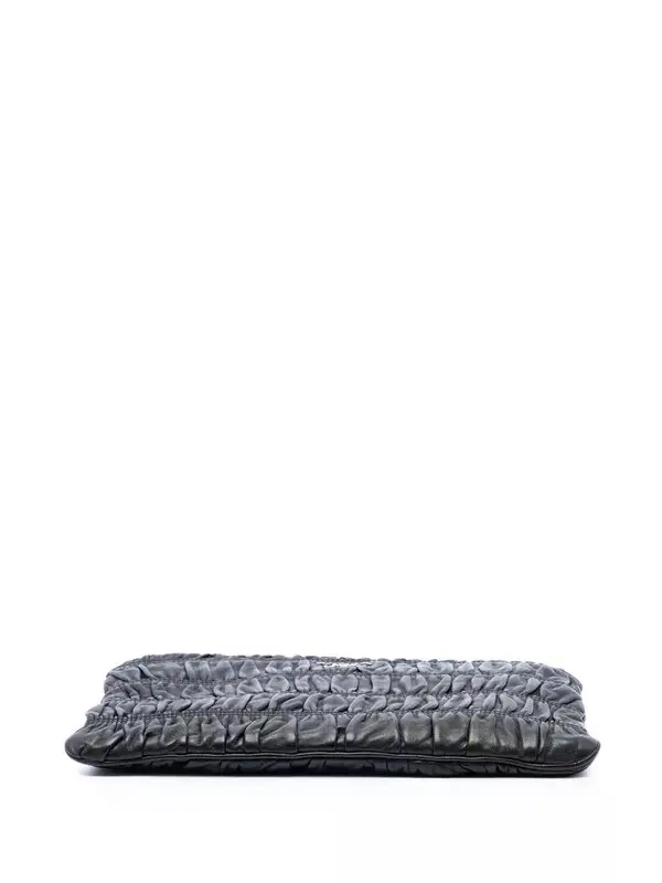 Prada 2010-2026 Nappa Gaufre Clutch Bag