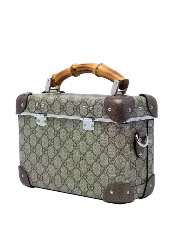 Gucci 2016-2026 Gg Supreme Bamboo Vanity Bag Satchel