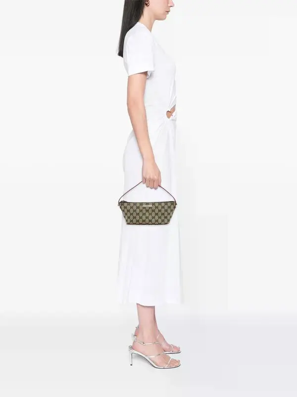 Gucci 2000-2015 Gg Canvas Boat Shoulder Bag