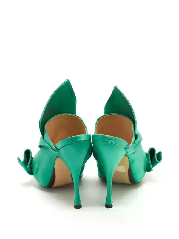 N°21 Knot Heeled Sandals - Green