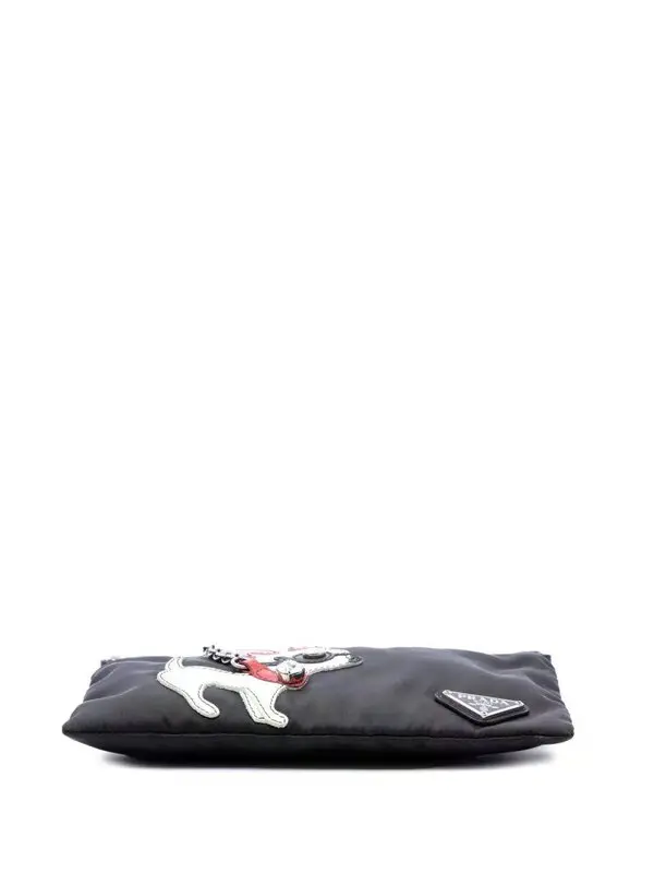 Prada 2000-2013 Tessuto Chihuahua Chain Pouch Shoulder Bag