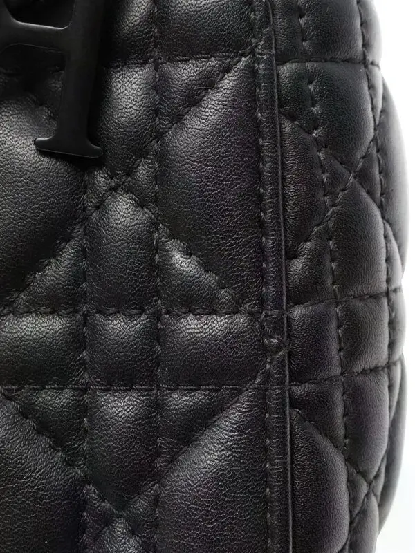 Dior 2010s Lady Cannage Mini Bag - Black