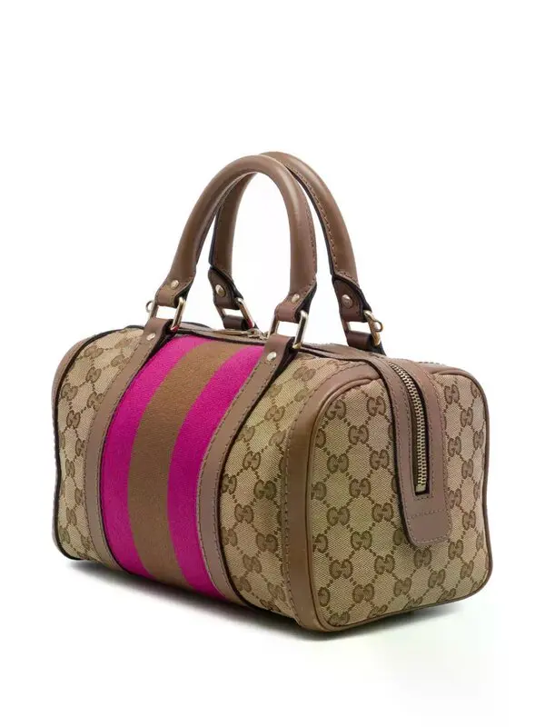 Gucci 2016-2026 Small Gg Canvas Web Joy Boston Bag Satchel