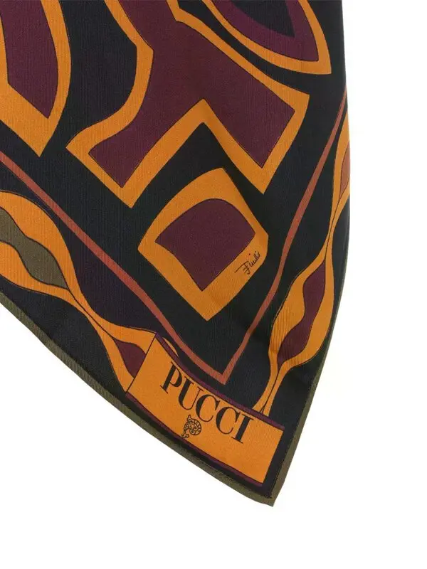 Emilio Pucci Abstract-print Chain-strap Top