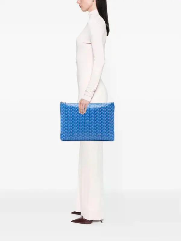 Goyard 2014 Goyardine Senat Gm Clutch Bag