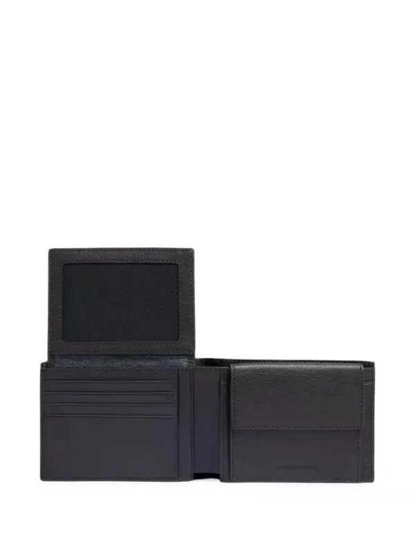PIQUADRO Flip-up Id Window Leather Wallet