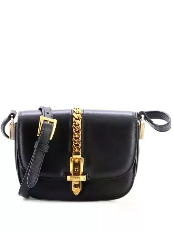 Gucci Sylvie 1969 Shoulder Bag Leather Mini Crossbody Bag