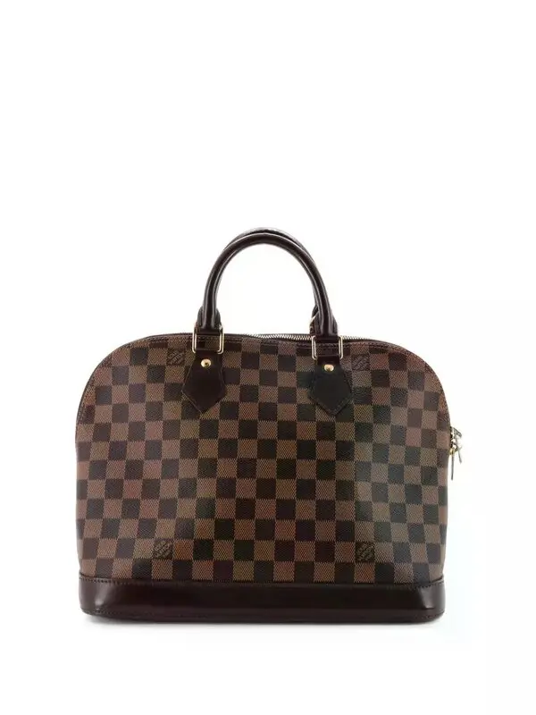 LOUIS VUITTON Alma Handbag Damier Pm Satchel - Brown