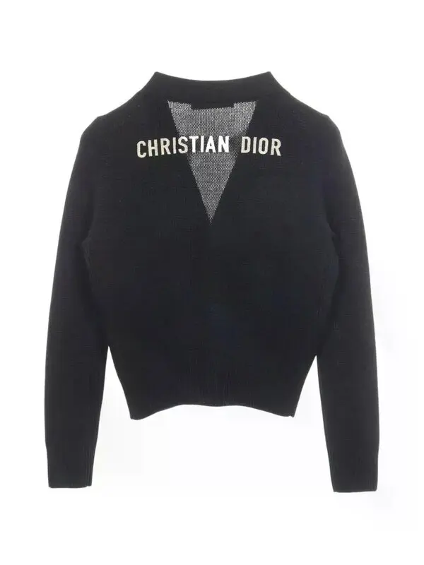 Dior 2010s Logo-embroidered Cardigan